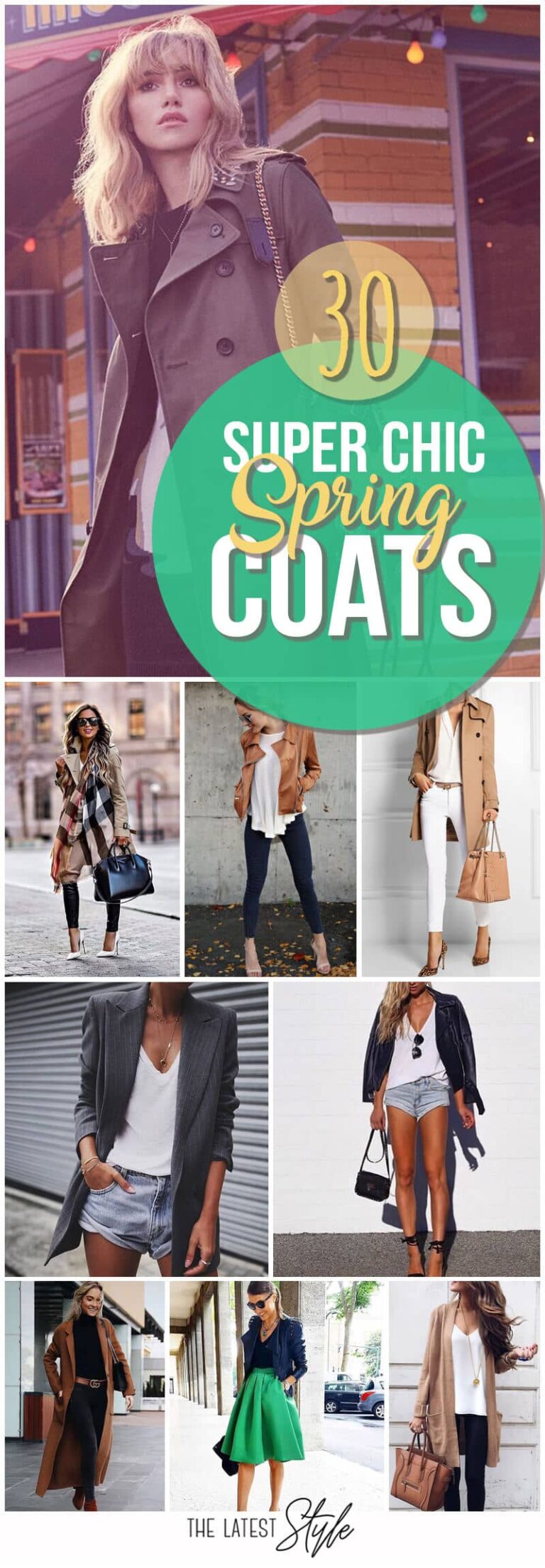 30 Super Chic Spring Coats for Stylish Seasonal Wear