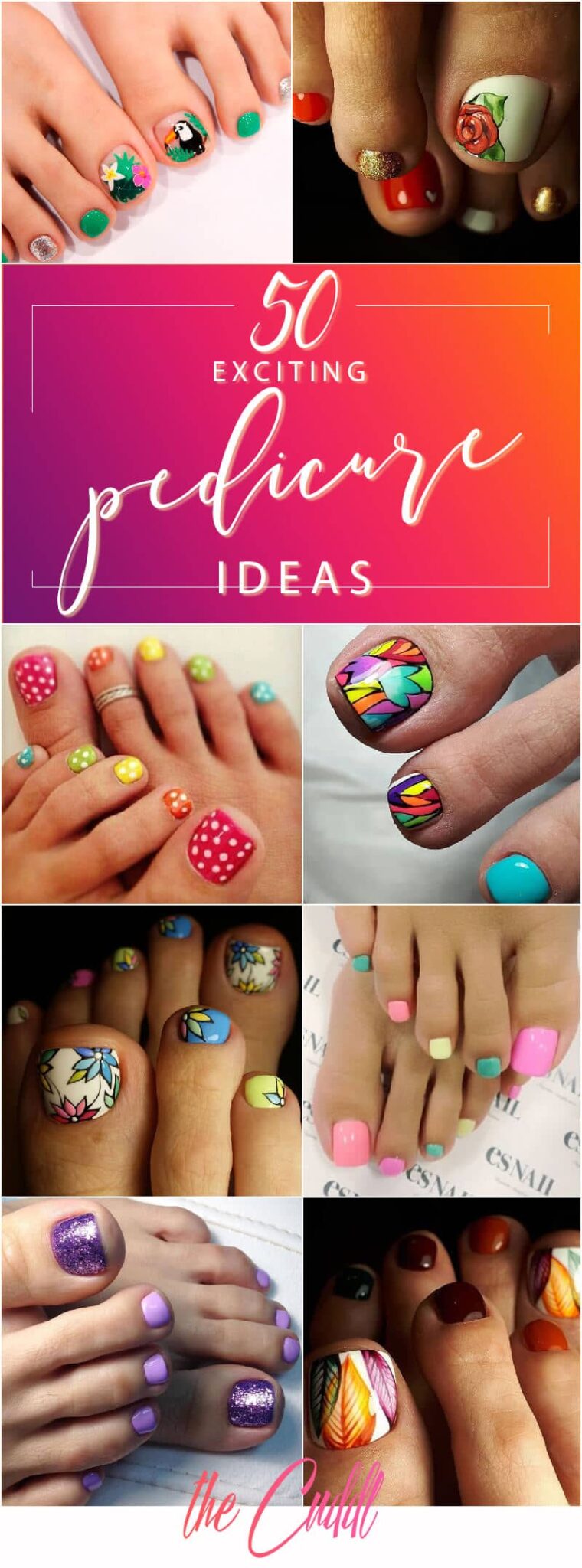 47+ Exciting Pedicure Ideas to Shake Things Up