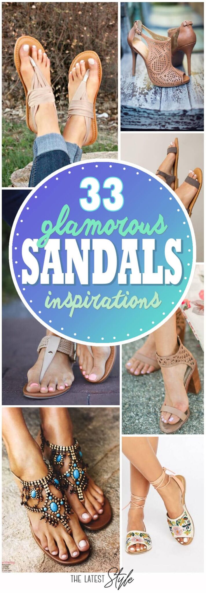 Glamorous Sandals Inspirations for Stylish Summer Looks