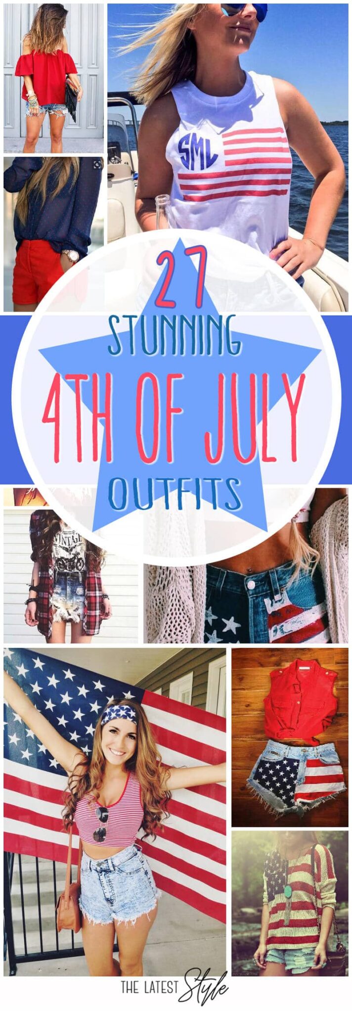 27 Stunning 4th of July Outfit Ideas for Patriotic Style