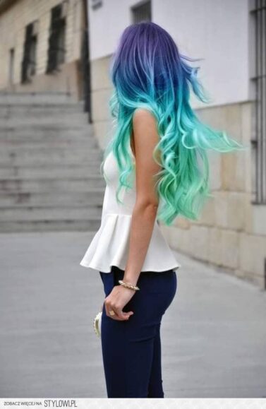 Super Cool Blue Ombre Hairstyles to Rock Your Look
