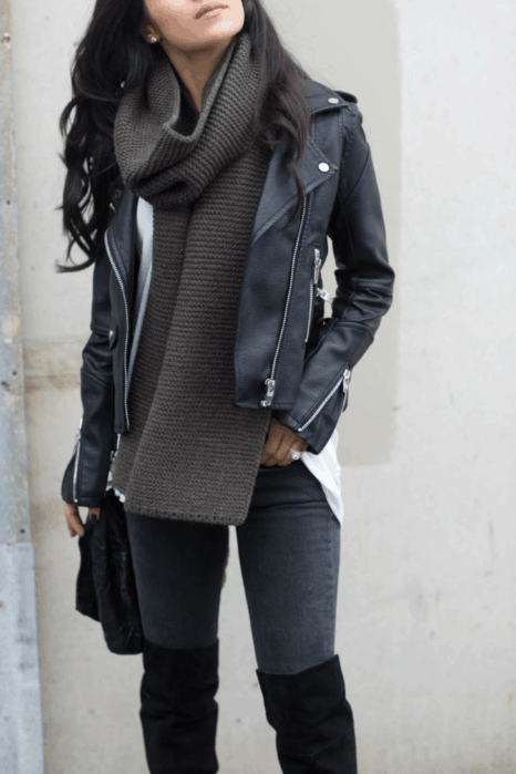 Cool Leather Jacket Outfits for This Fall | Stylish Looks