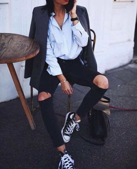 27 Stylish Paths of Fashion Converse Outfits Can Lead You