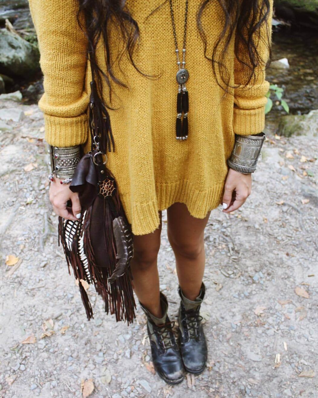 27 Bohemian Fall Outfits That Are On Point This Season