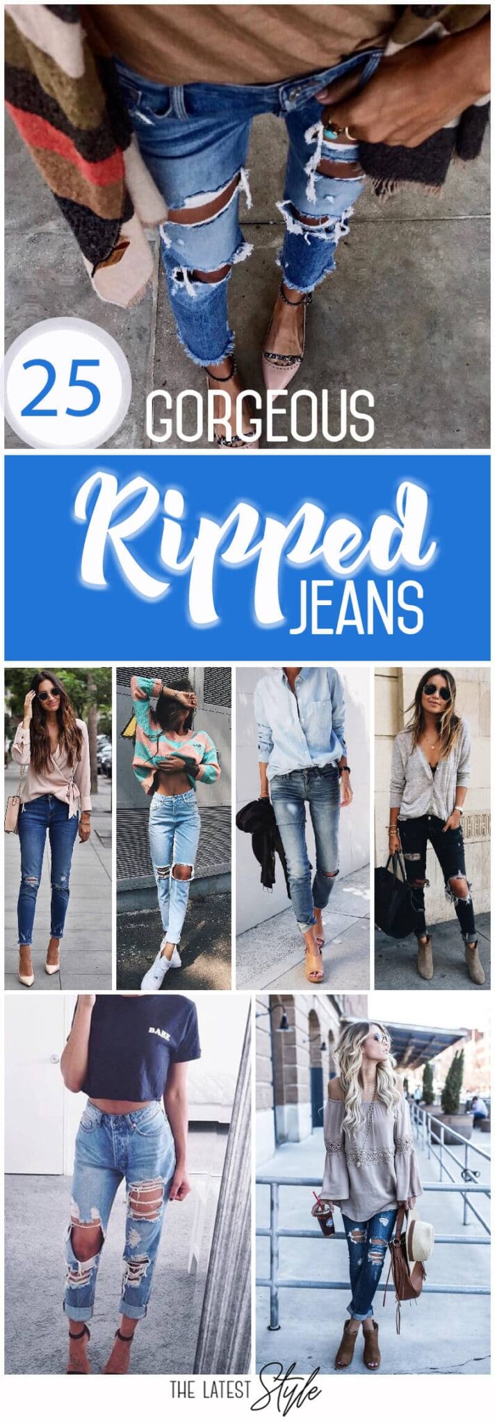 25 Ripped Jeans Outfits That Prove Denim Is Here To Stay The Cuddl