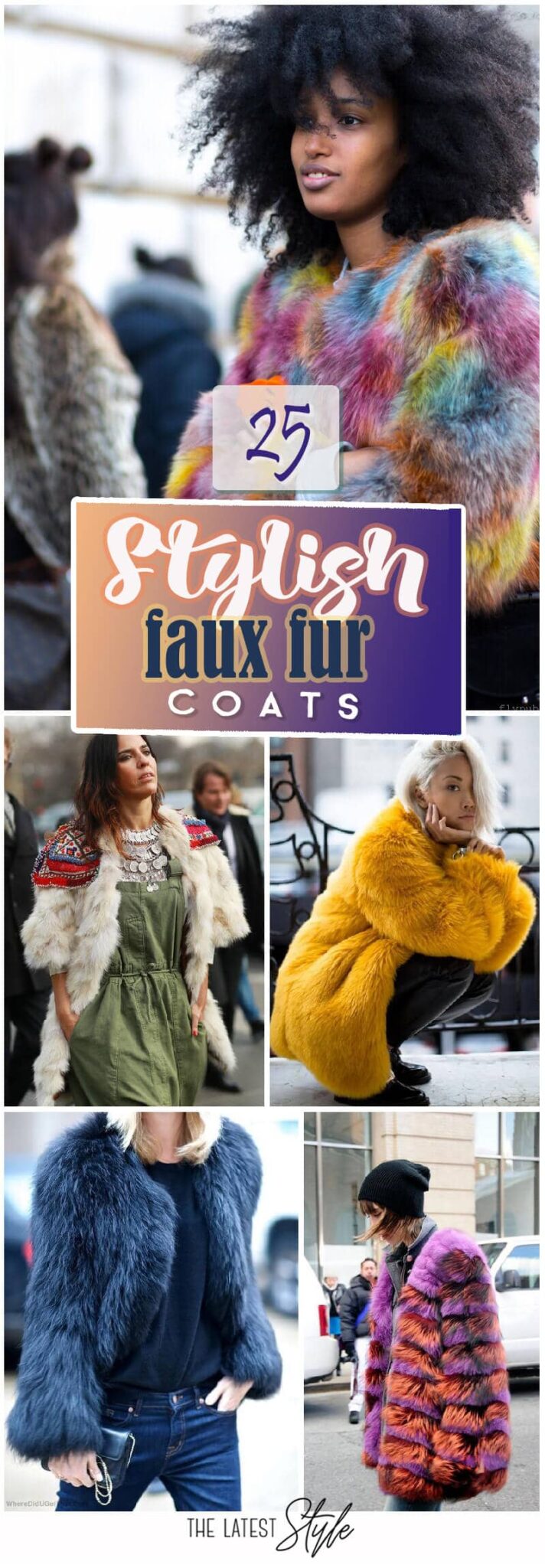 Chic Faux Fur Coat Look Ideas to Rock Right Now