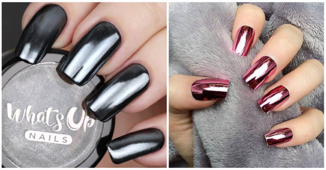 50 Eye Catching Chrome Nails To Revolutionize Your Nail Game The Cuddl