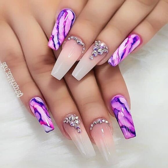 50 Cool Long Nail Designs that Are Easy to Create - The Cuddl