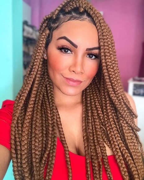 49+ Trendy Jumbo Box Braids For A Chic Look - The Cuddl