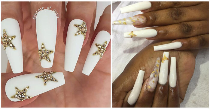 Stunning White and Gold Nails: Elegant Designs & Ideas